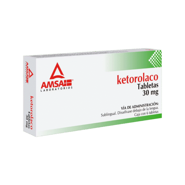 Ketorolaco 30mg subling 6tab - PROMEQ
